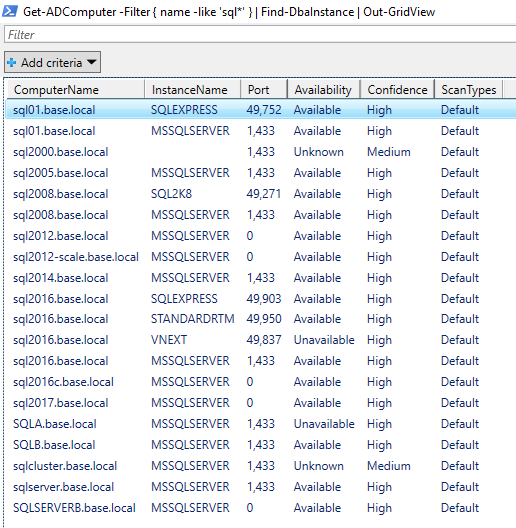 A New Command To Find All Of Your Sql Instances Dbatools