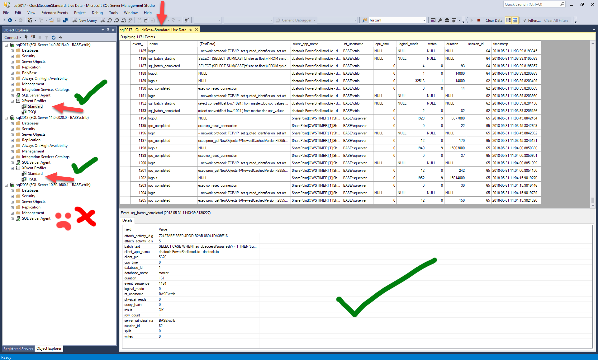 Stuck On Older Versions Of Sql Server Check Out Our Trace Commands